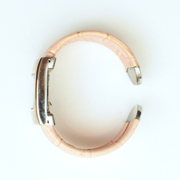 Novelle Quartz | Jewelry | Novelle Quartz Pastel Pink Alligator Cuff ...